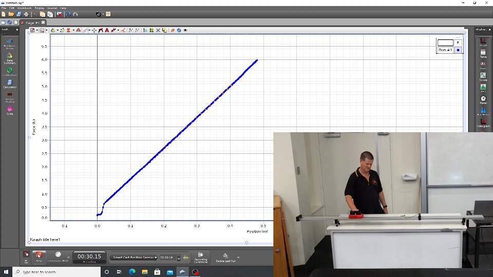 Mm-5 Hooke's Law and Horizontal Simple Harmonic Motion Using Pascar